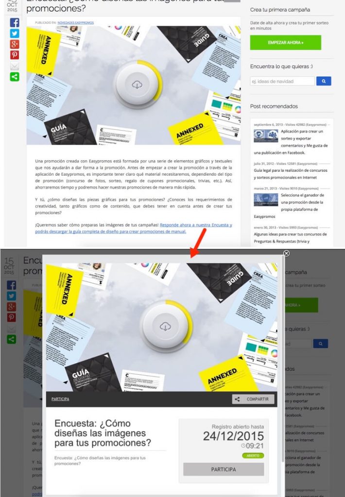 Display Promotions on Any Website with Easypromos Widgets