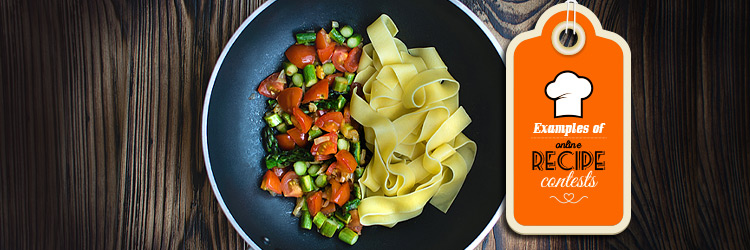 Create an online recipe contest to connect with your followers