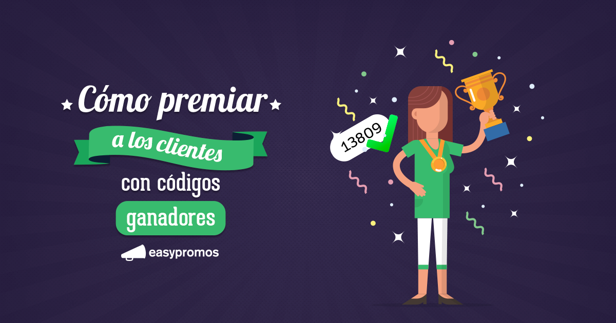 Como dar códigos premiados para recompensar a los clientes