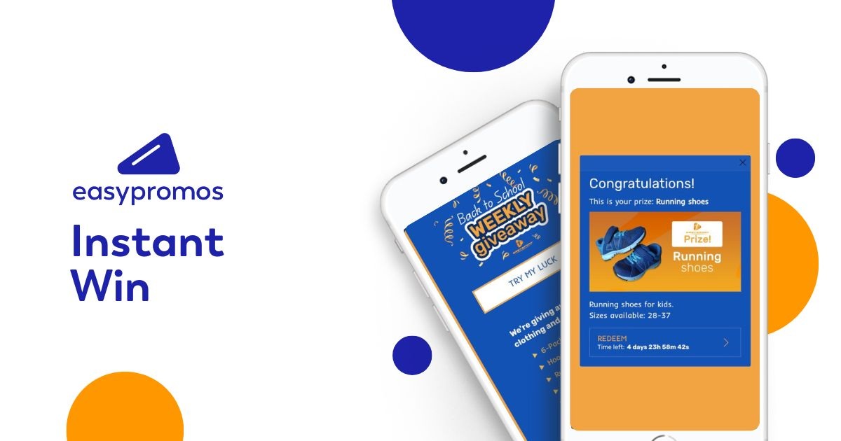 Instant Win Giveaway App - Instant Sweepstakes | Easypromos