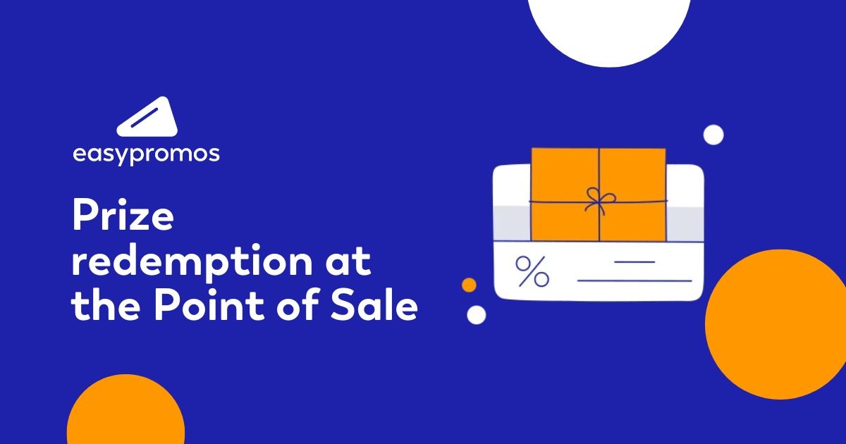 Redeem prizes at the point of sale