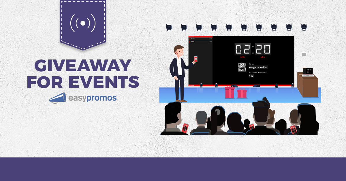 Giveaways for events - Live giveaways | Easypromos